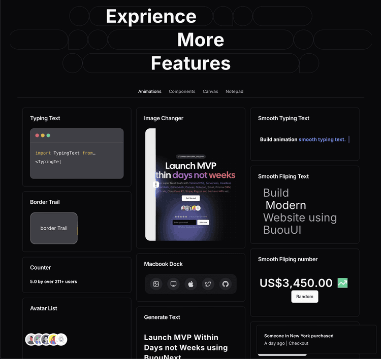 Exploring Dynamic Components in BuouUI | BuouUI