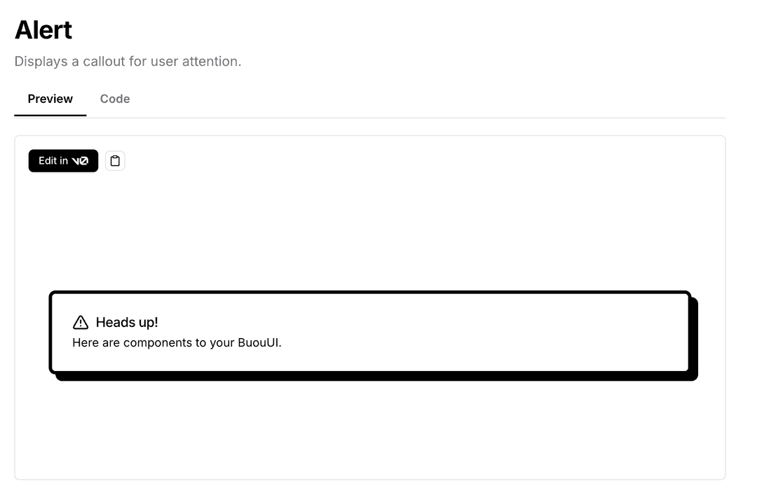 Brutal Retro Component Preview | BuouUI