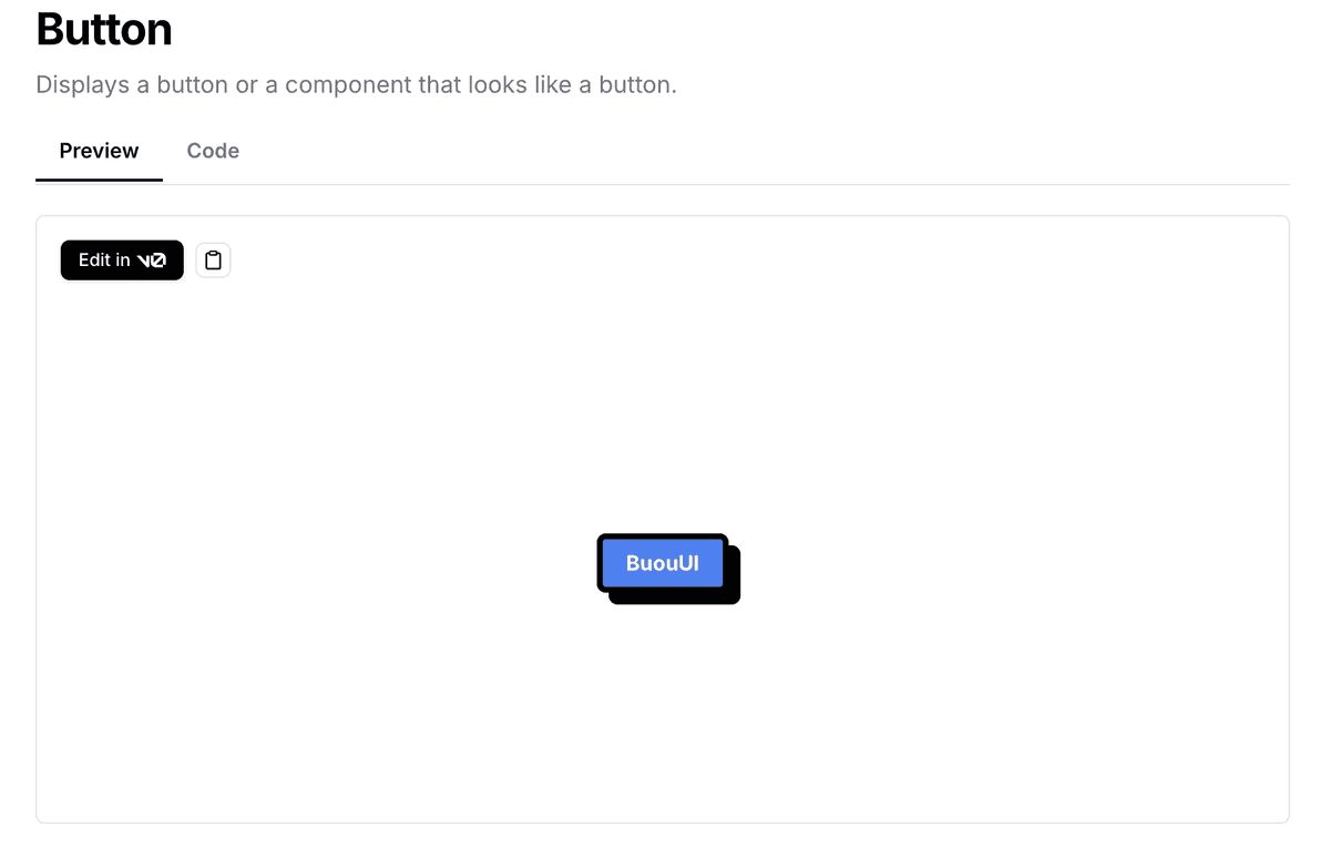 Brutal Retro Component Preview | BuouUI