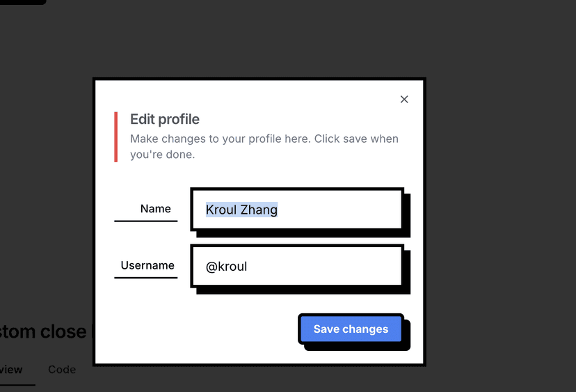 Brutal Retro Component Preview | BuouUI