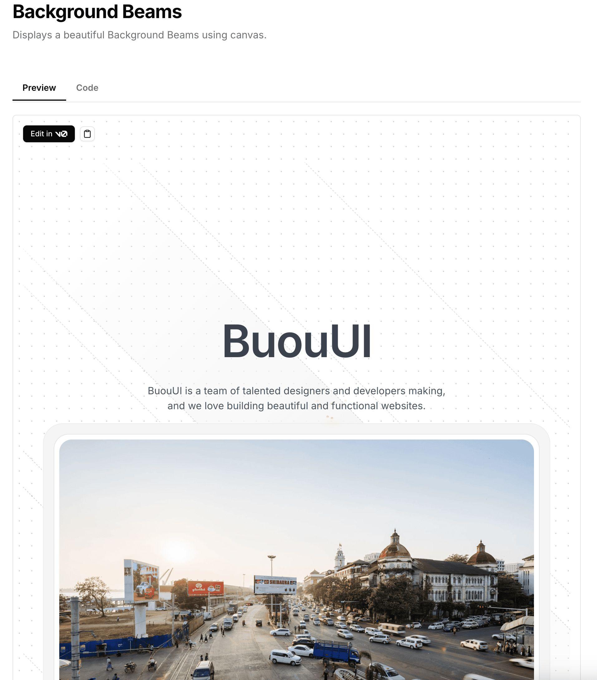 Animations UI library Preview | BuouUI