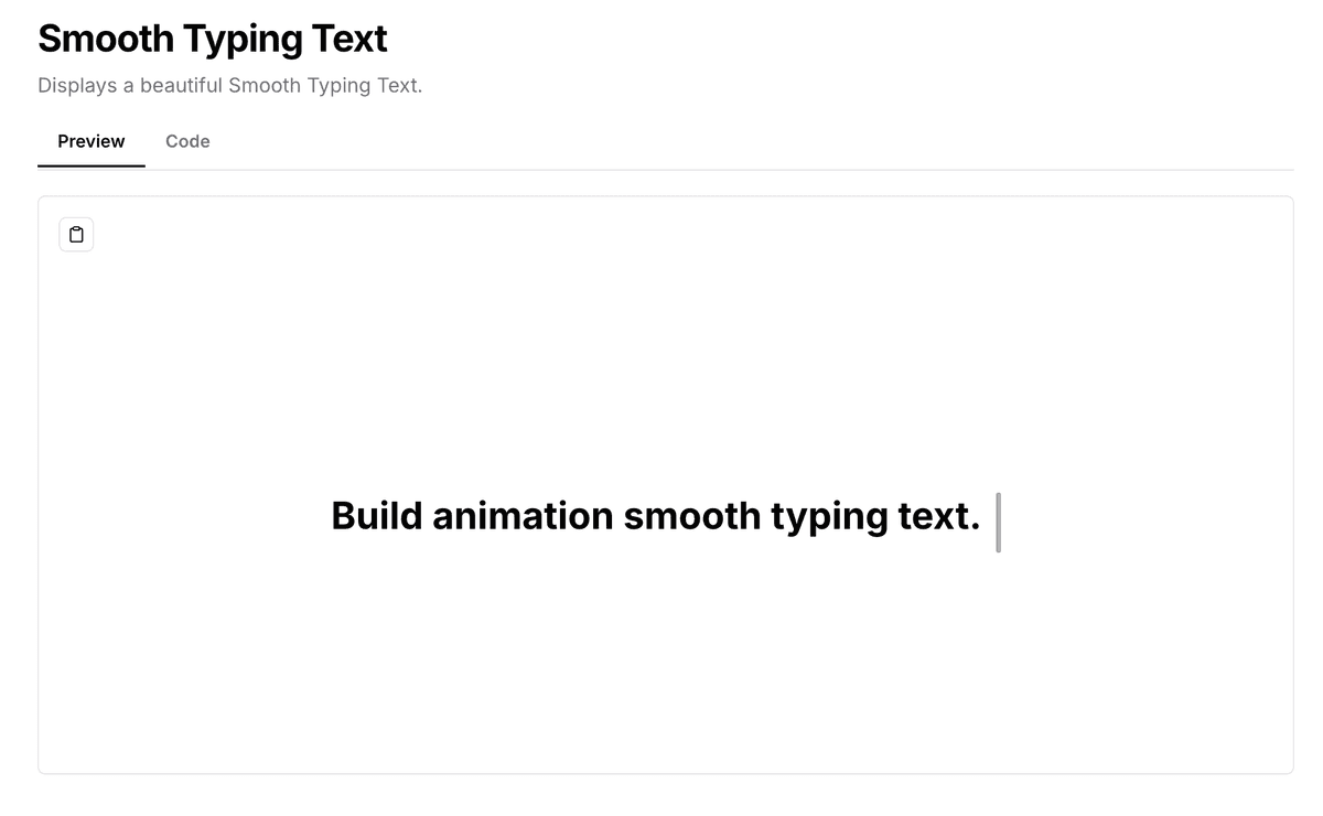 Animations UI library Preview | BuouUI