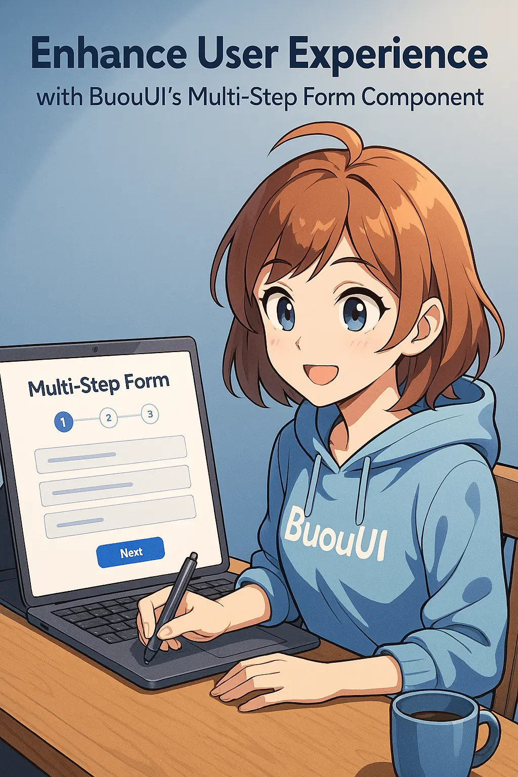 Enhance User Experience with BuouUI's Multi-Step Form Component | BuouUI
